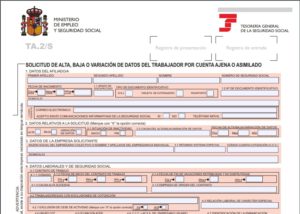Como llenar el TA2 en la Seguridad Social 🧾