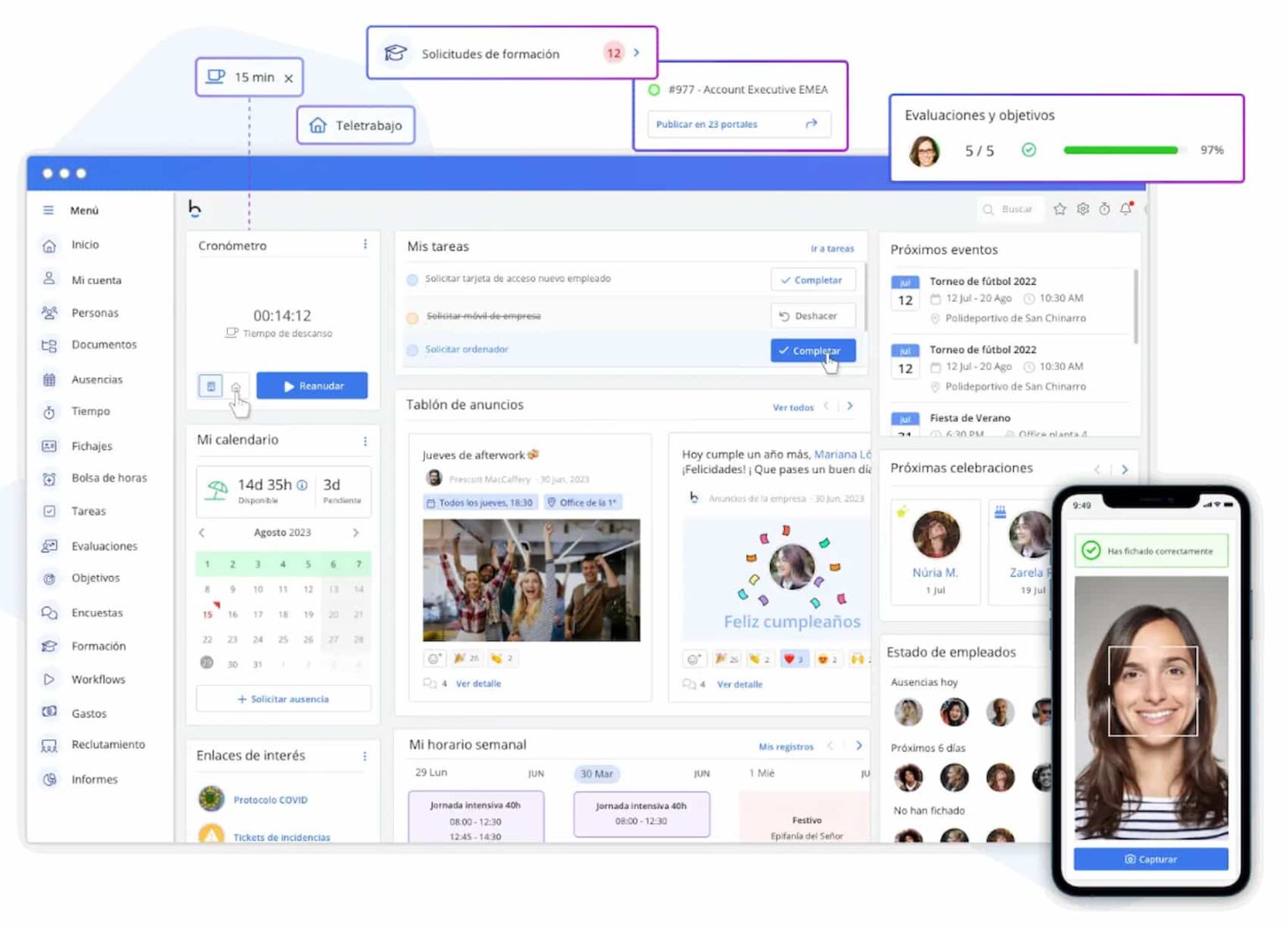7 Apps de Recursos Humanos: Comparativa 2025 🔎